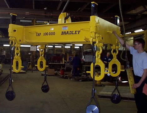 Manually Operated Lifting Devices for Mill Roll Handling | Bradley Lifting